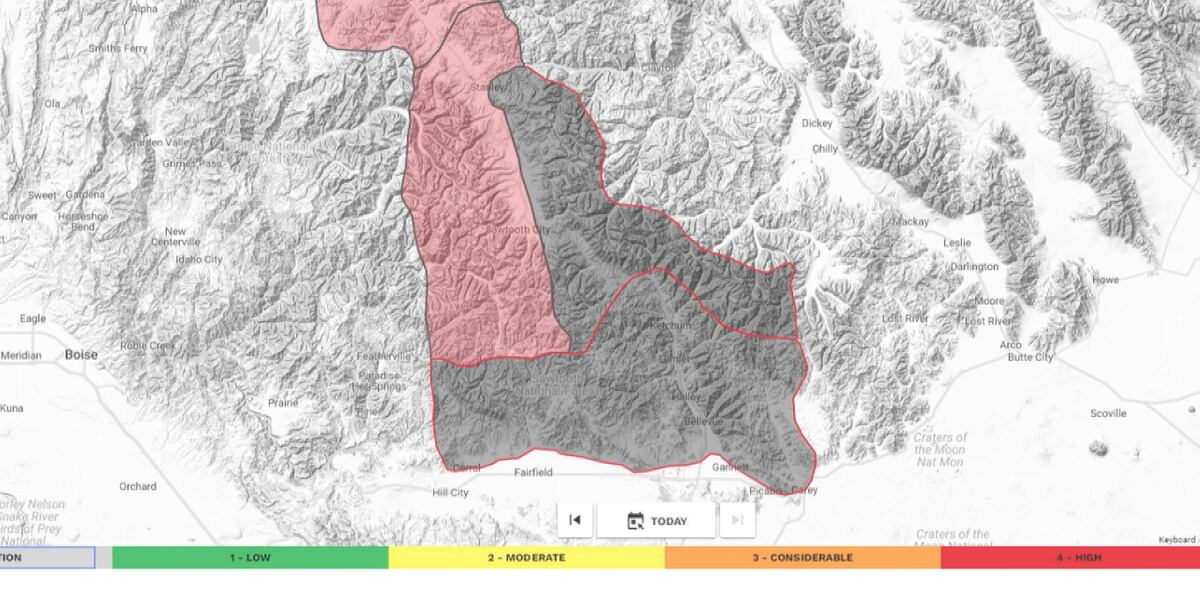 Multiple avalanches reported in Blaine County, Extreme Avalanche Danger ... Multiple avalanches reported in Blaine County, Extreme Avalanche Danger ...